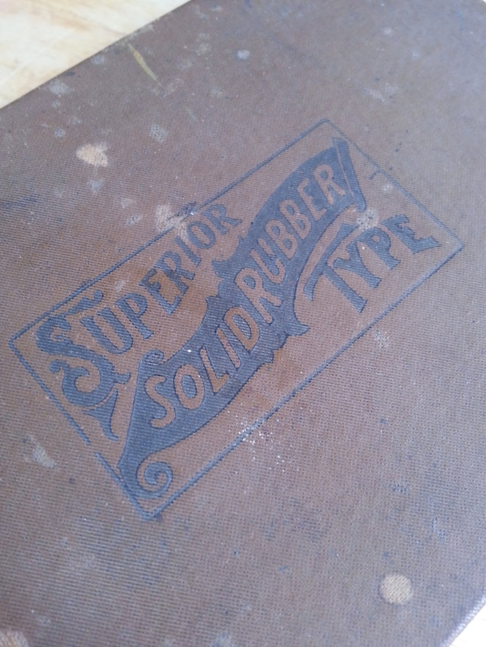 Complete Set Superior Solid Rubber Type Set Patented 1892 Box and ...