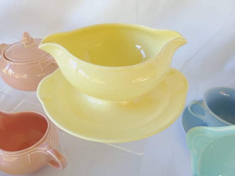 Luray Pastels Mid-century Dinnerware, Taylor Smith & T Dishes - Etsy
