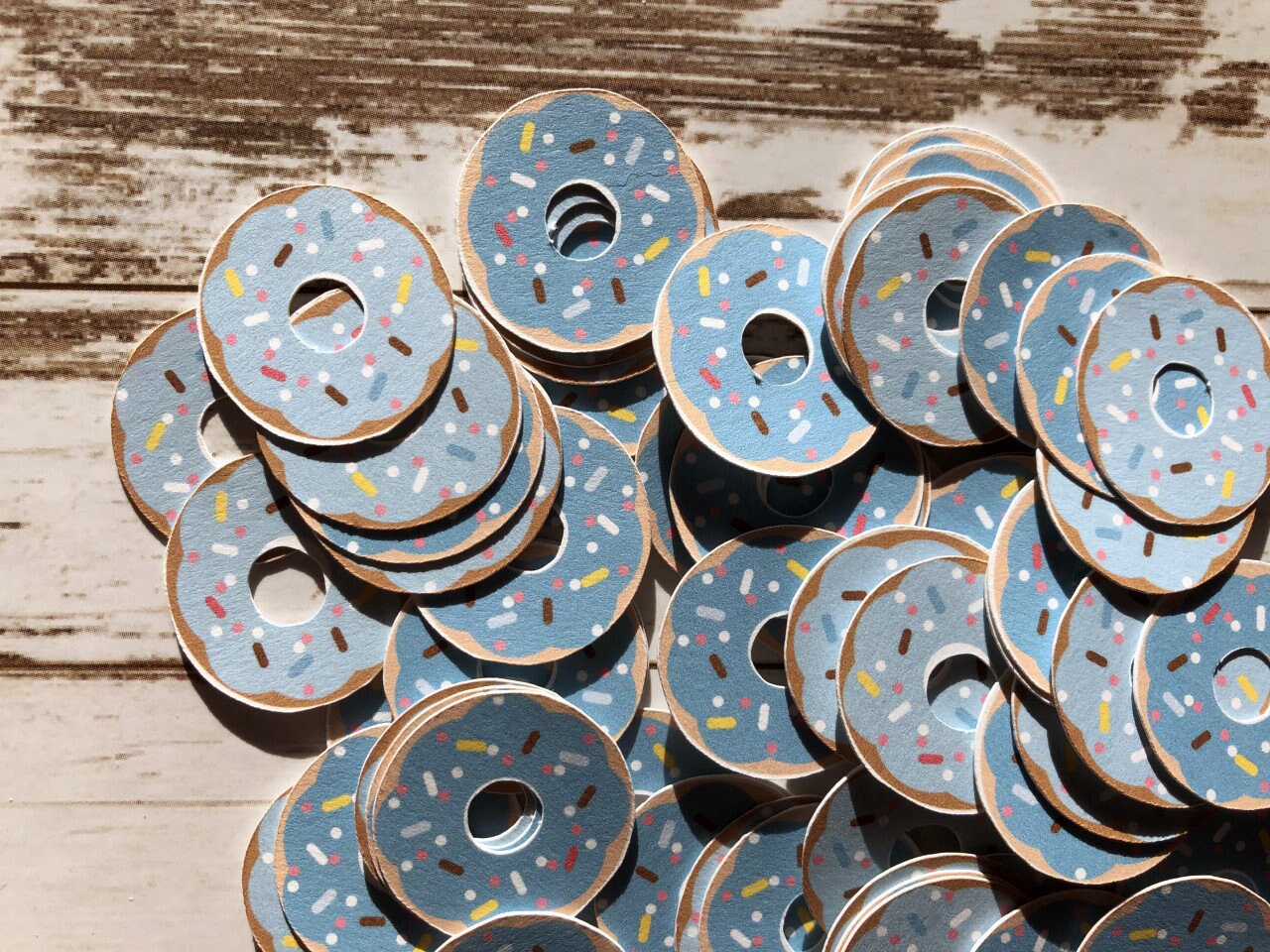 Donut Confetti Donuts Confetti Decorative Party Confetti - Etsy