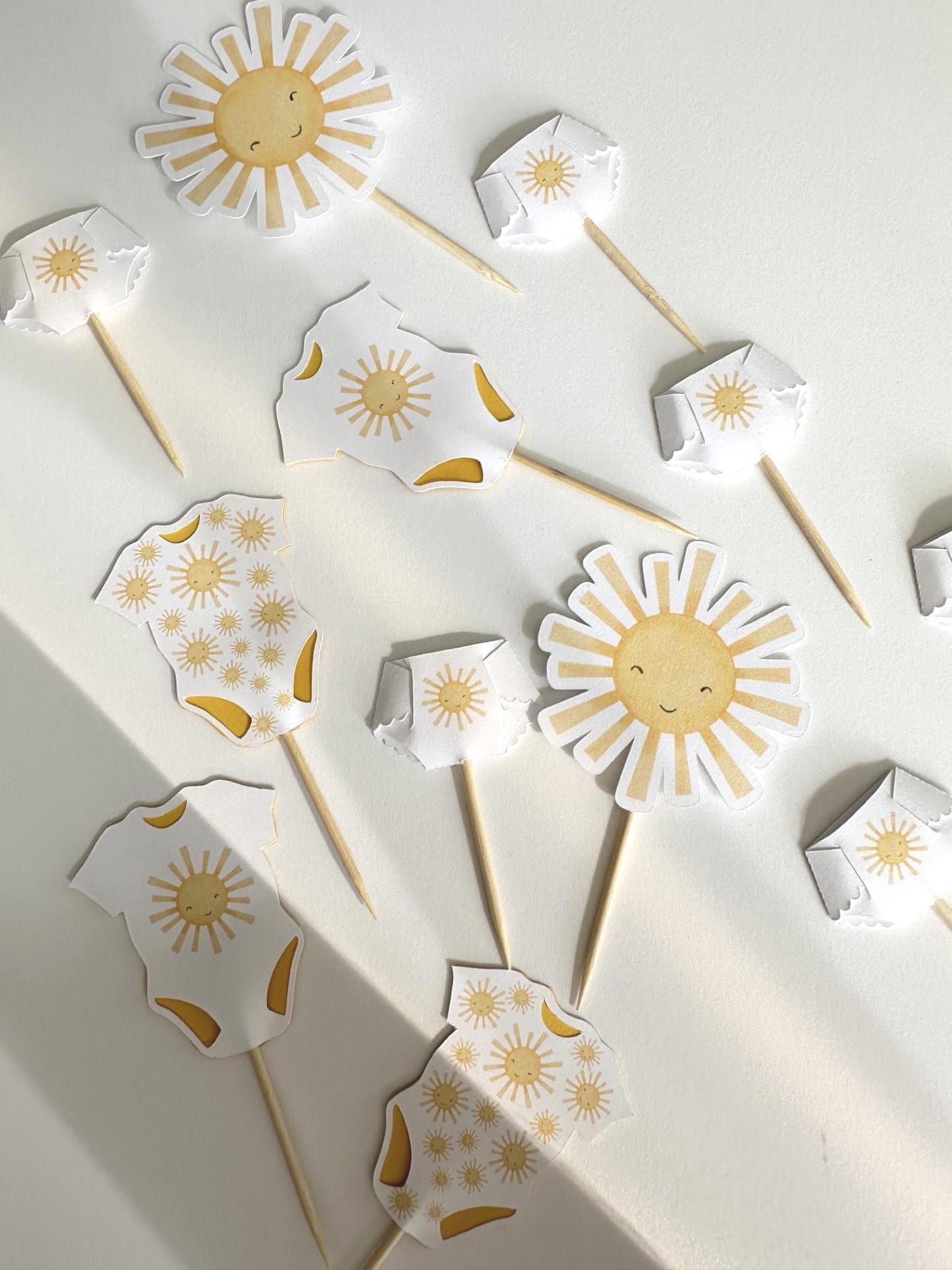 Sun Cupcake Toppers, You Are My Sunshine, Sunshine Baby, Little Miss ...