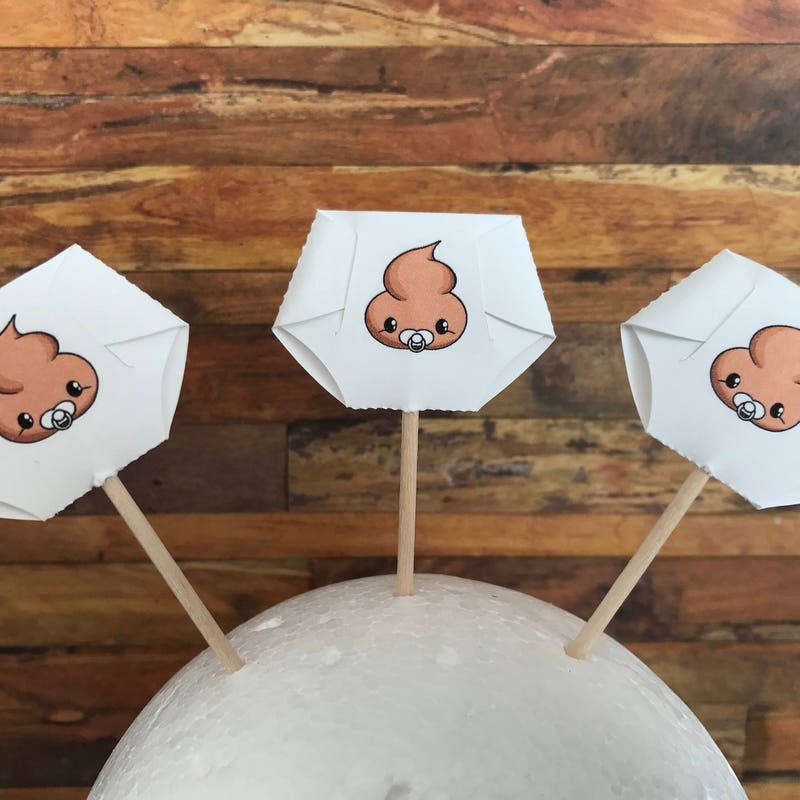 Poop Cake Toppers - Etsy