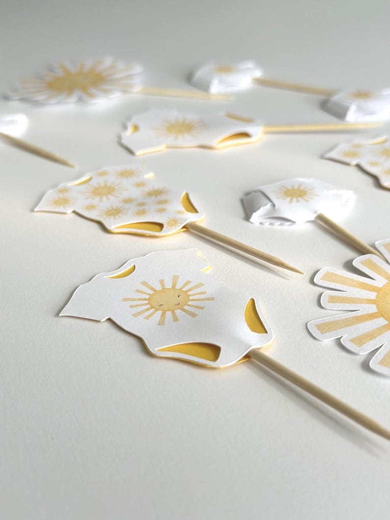 Sun Cupcake Toppers, You Are My Sunshine, Sunshine Baby, Little Miss ...