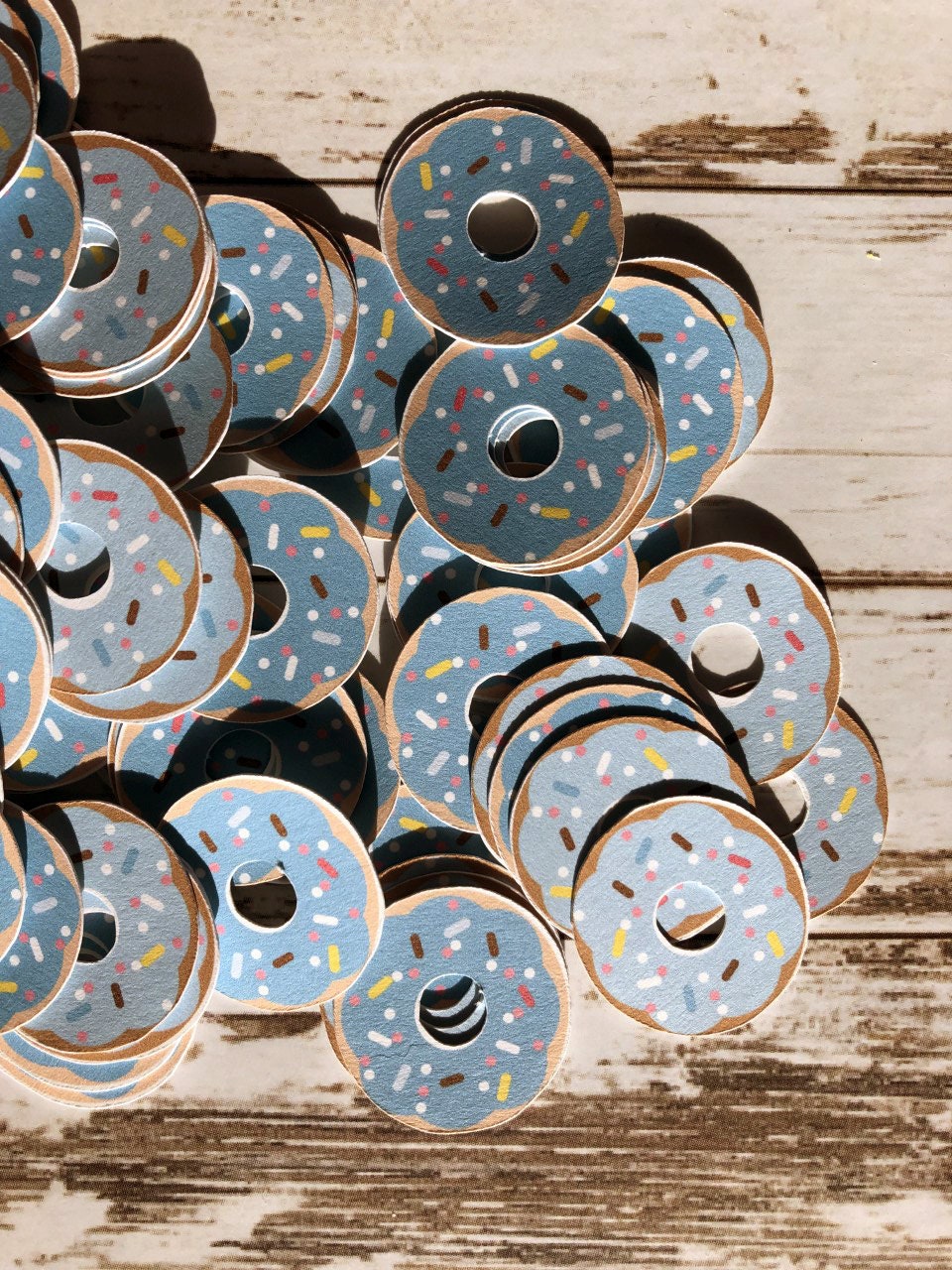Donut Confetti Donuts Confetti Decorative Party Confetti - Etsy