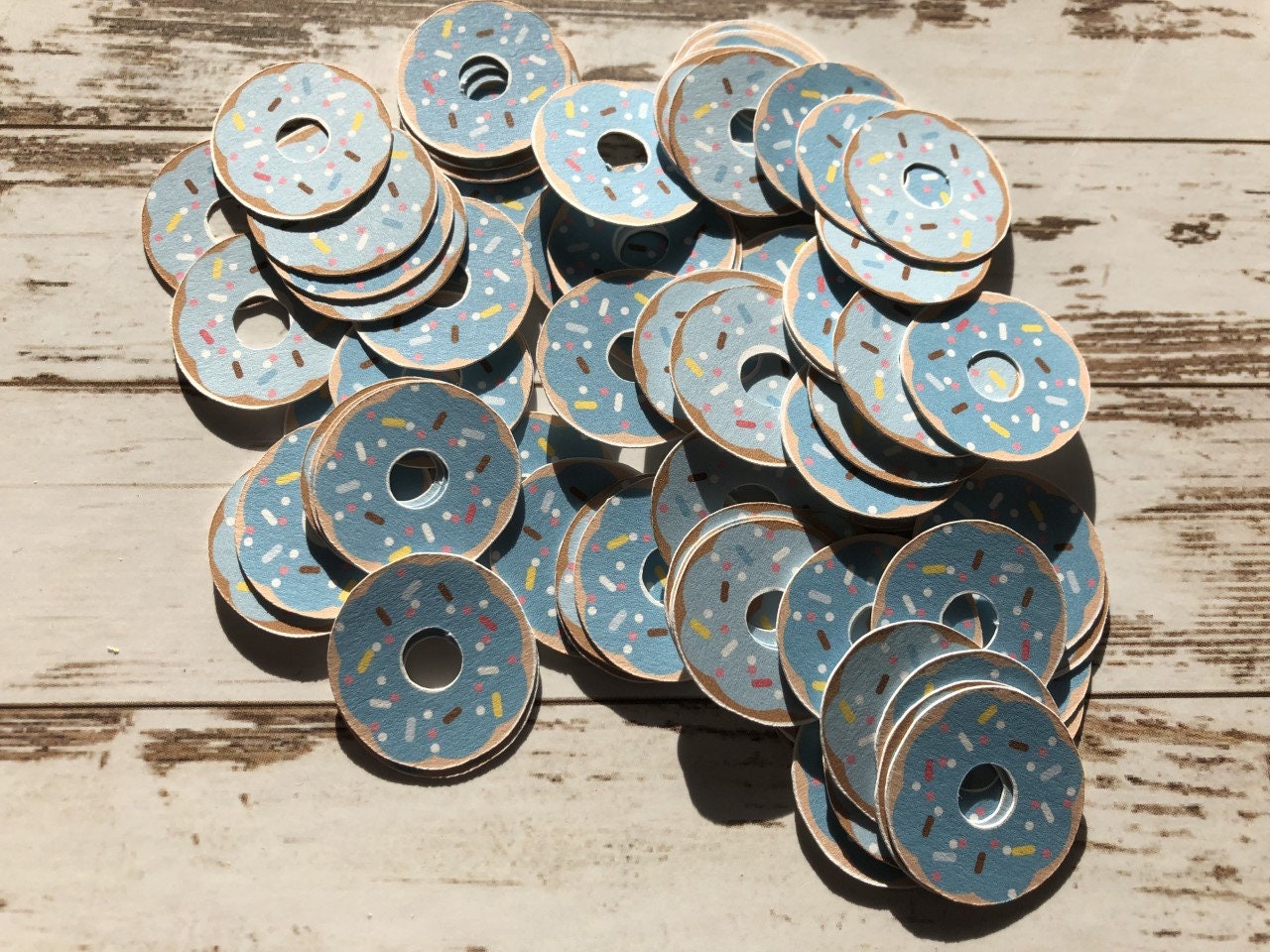 Donut Confetti Donuts Confetti Decorative Party Confetti - Etsy