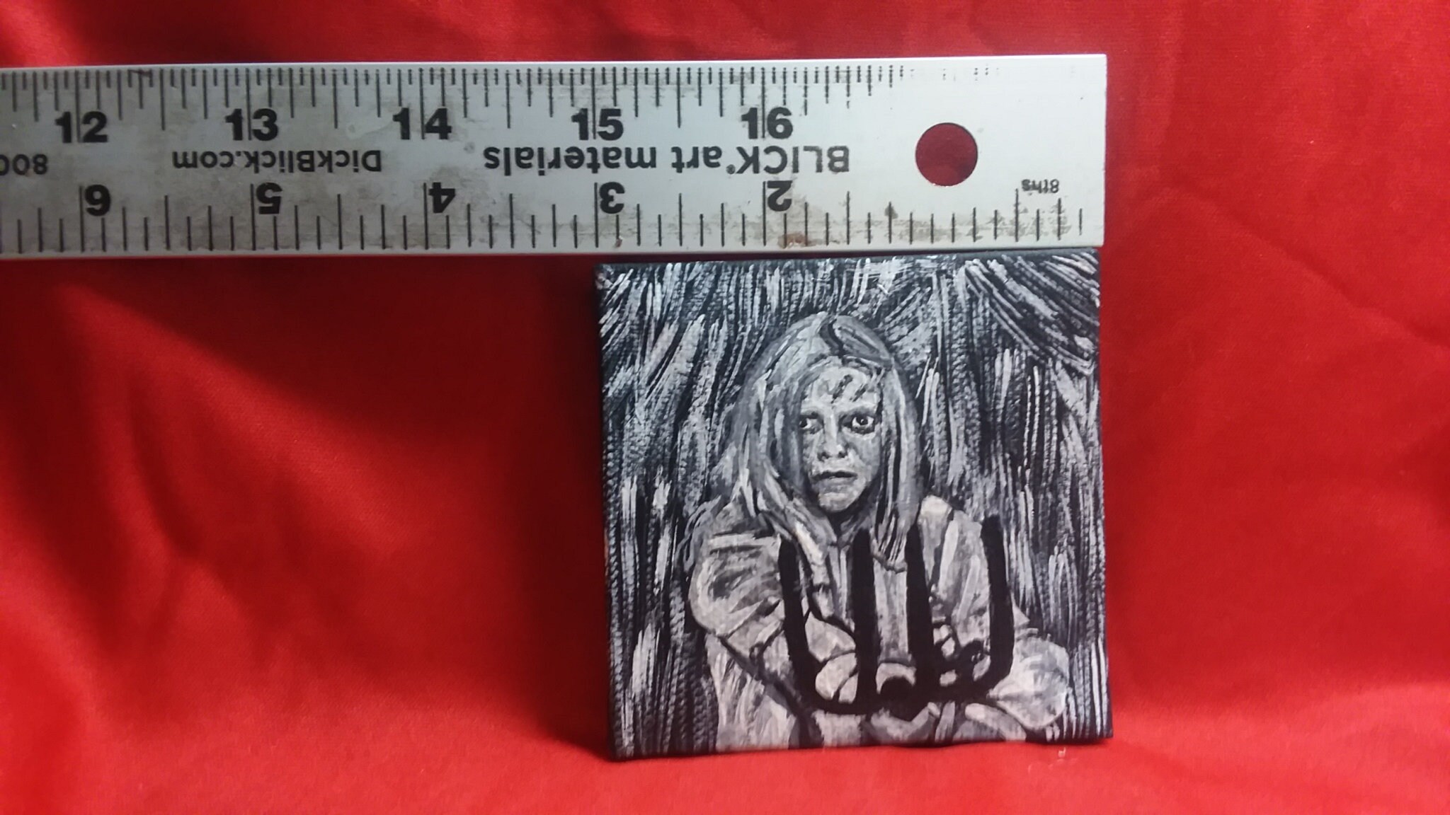 Friday the 13th Part 2 Ginny Fields Painting Amy Steel Horror - Etsy