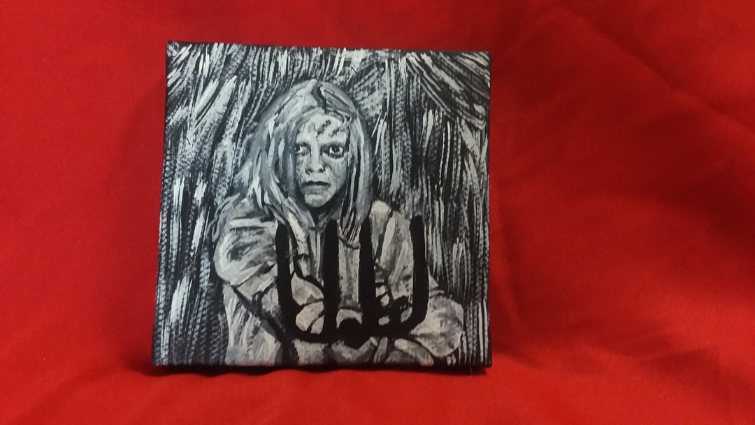 Friday the 13th Part 2 Ginny Fields Painting, Amy Steel Horror Art ...