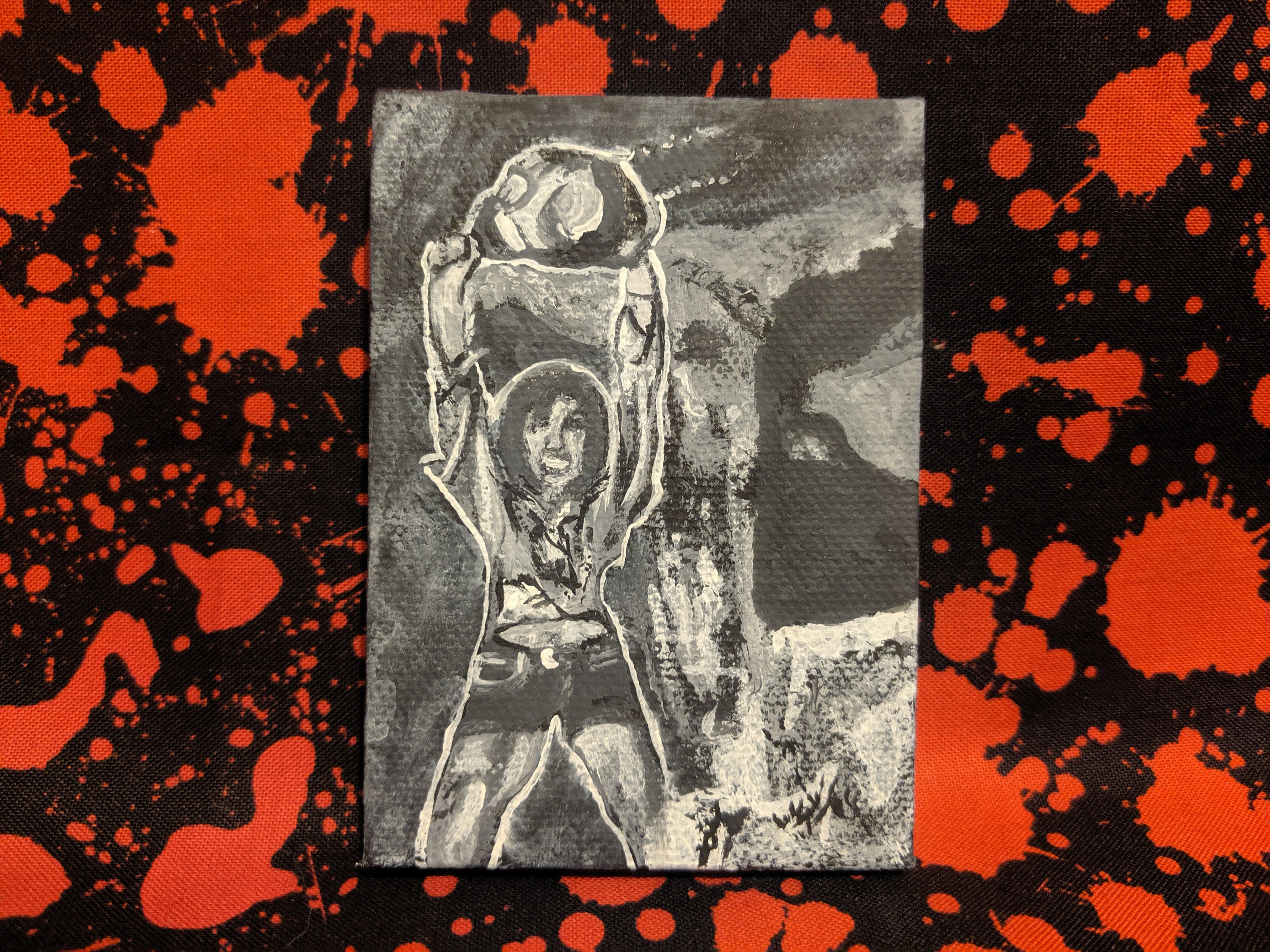 Caroline Williams Painting Texas Chainsaw Massacre 2 Stretch - Etsy