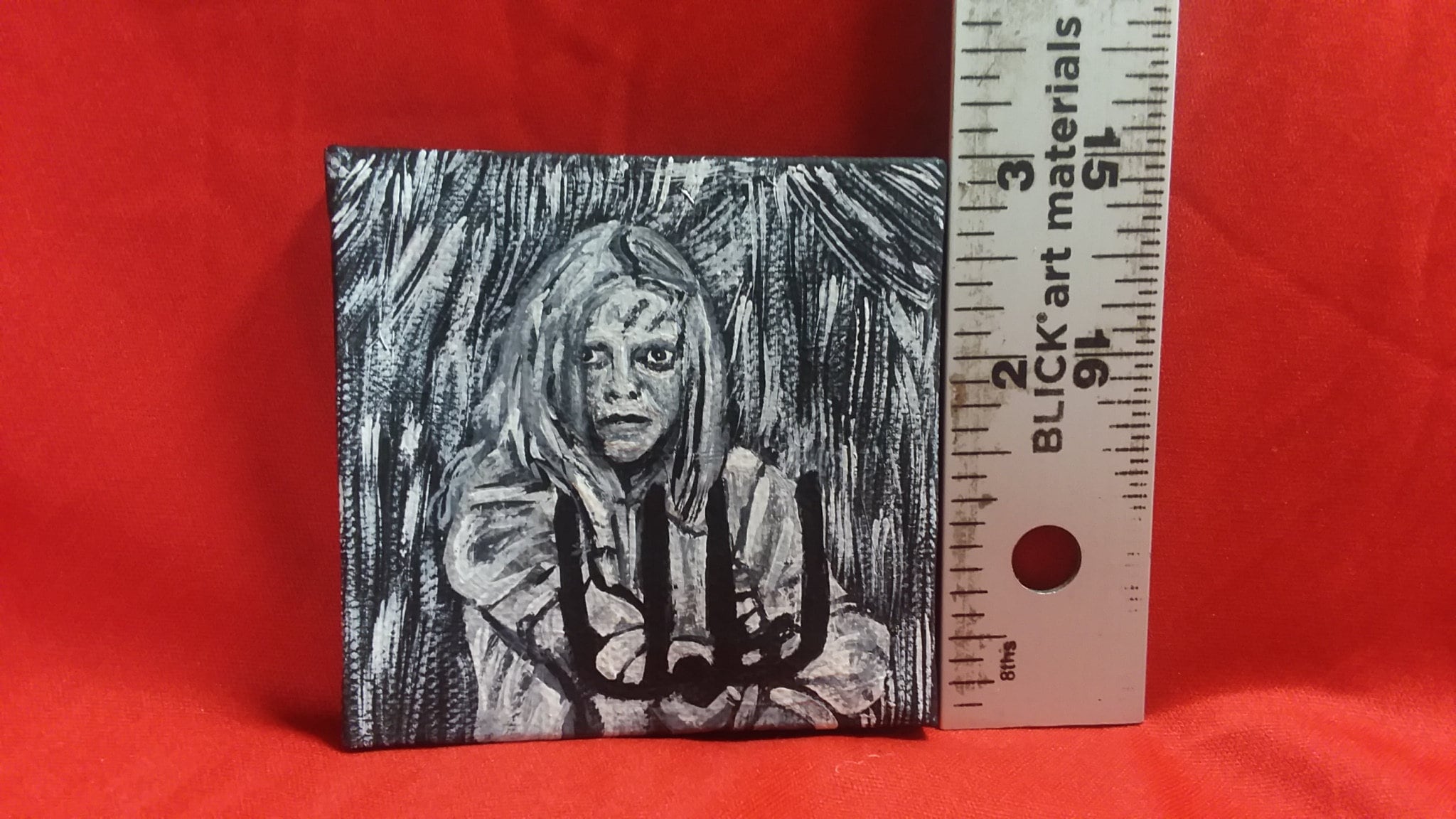 Friday the 13th Part 2 Ginny Fields Painting Amy Steel Horror - Etsy