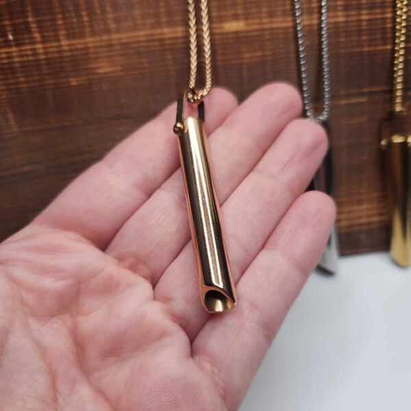 Breathing Anxiety Necklace - Etsy