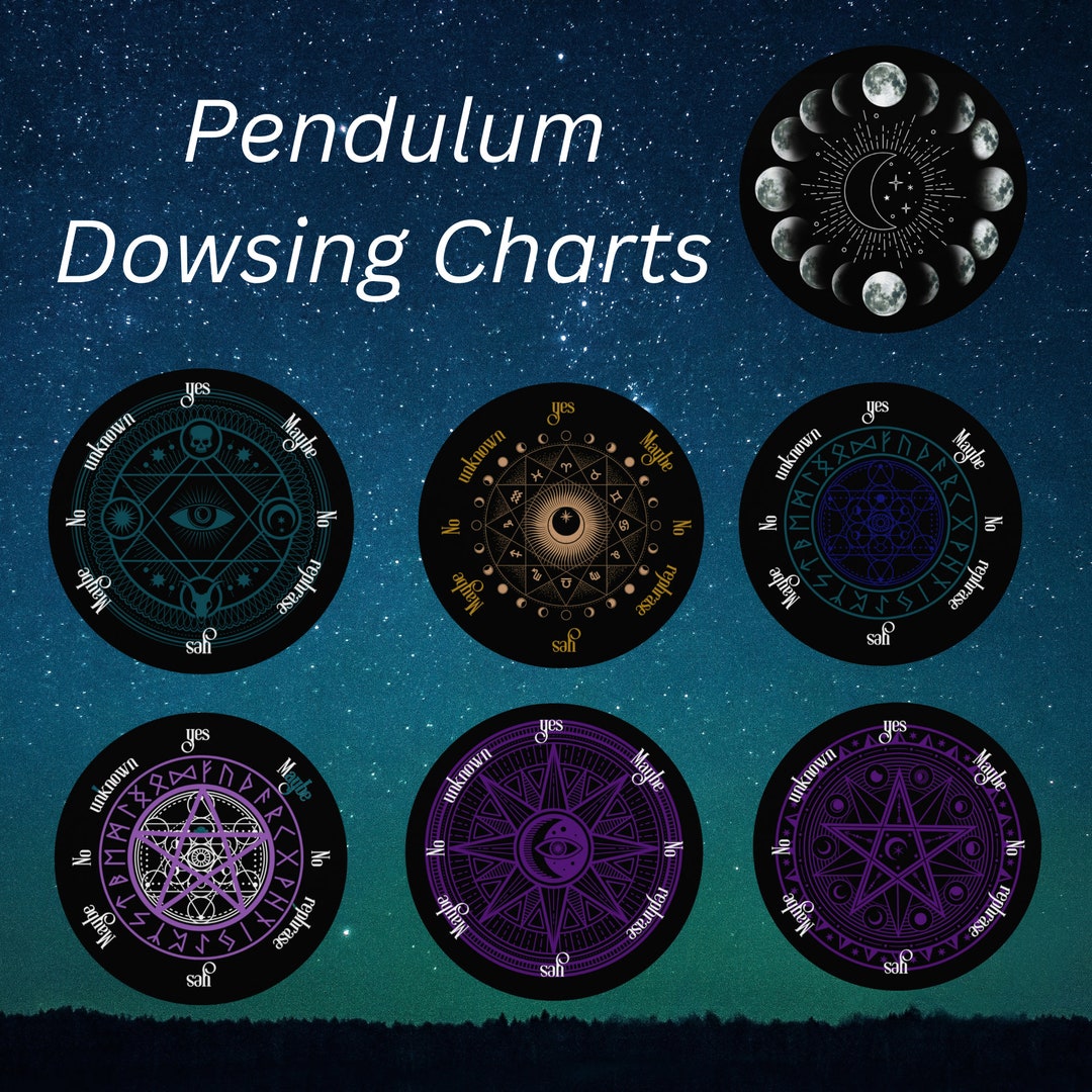 Dowsing Board for Pendulum Work or Metaphysical Needs. Neoprene, Non ...