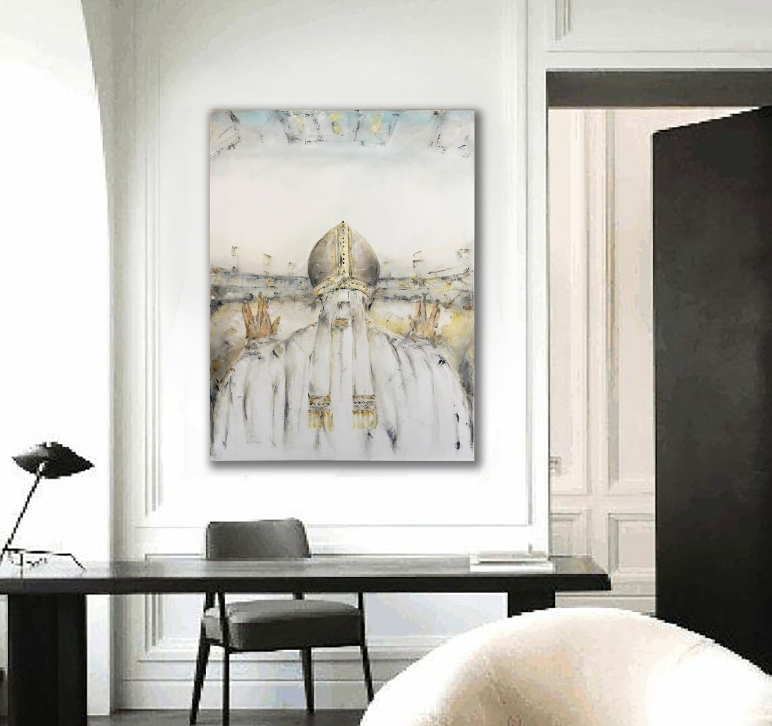 Modern Pope Painting Star Trek Art Abstract Original Oil - Etsy