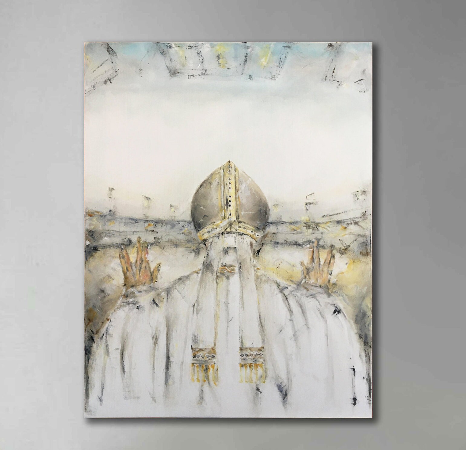 Modern Pope Painting Star Trek Art Abstract Original Oil - Etsy