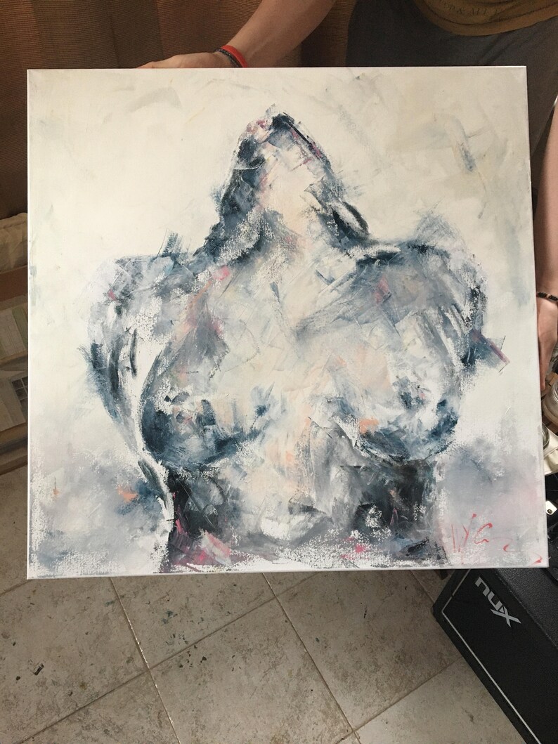 Nude Painting Sensual Original Oil Painting Erotic Naked Etsy