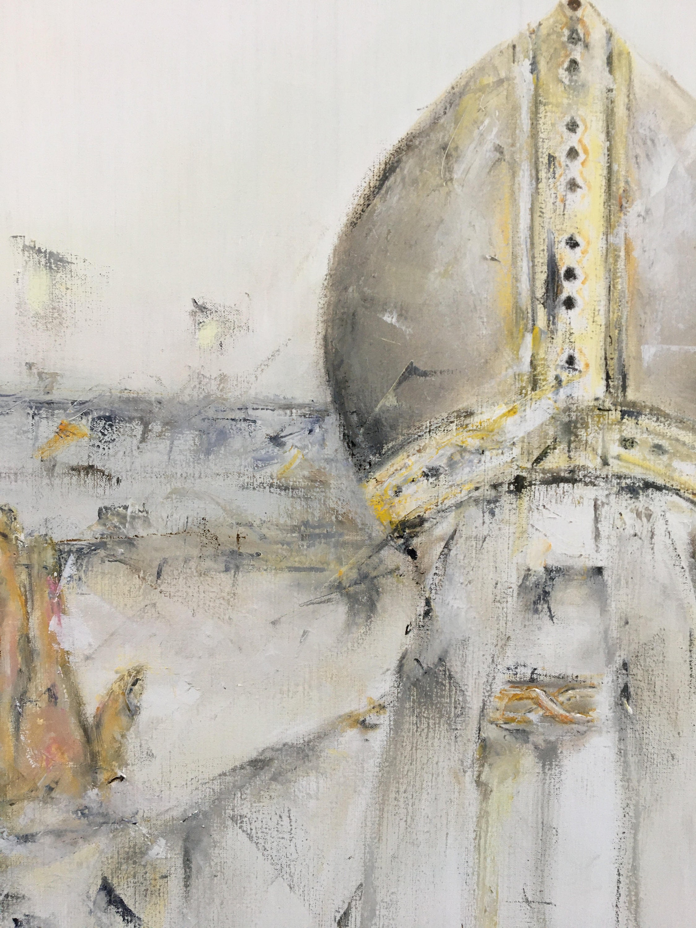 Modern Pope Painting Star Trek Art Abstract Original Oil - Etsy