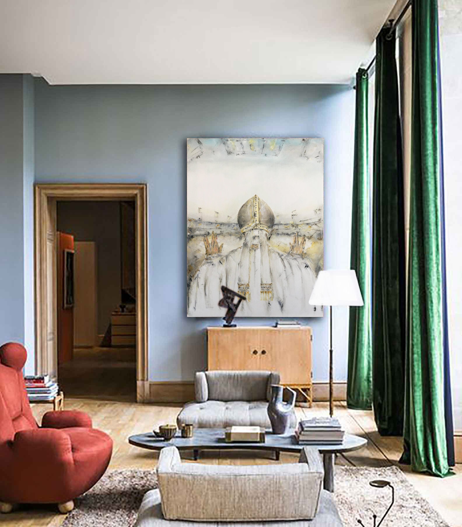 Modern Pope Painting Star Trek Art Abstract Original Oil - Etsy