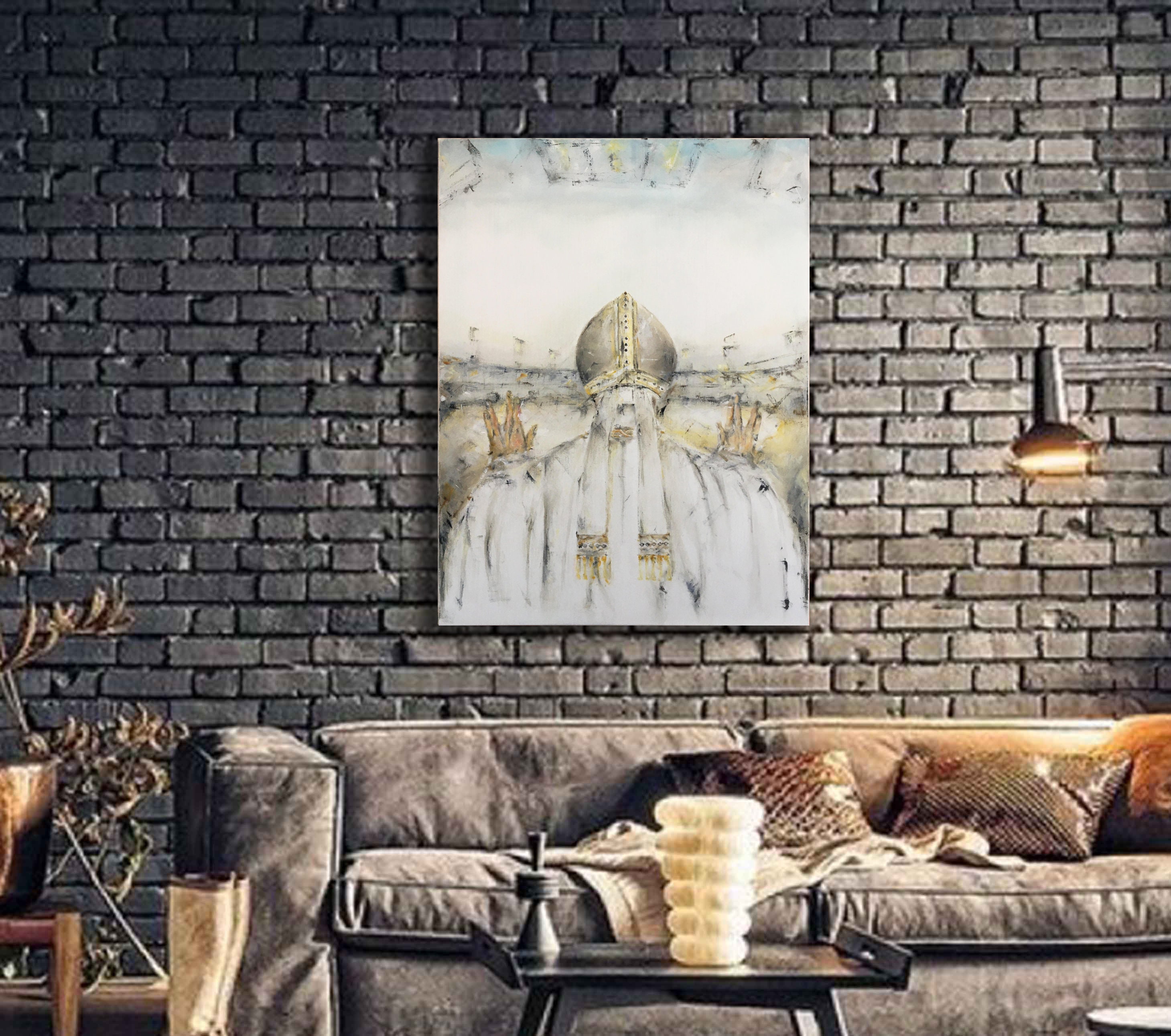 Modern Pope Painting Star Trek Art Abstract Original Oil - Etsy