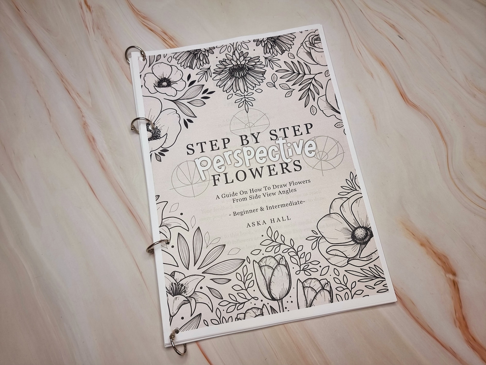 How to Draw Flowers From Side View Angles: A Printable Drawing Tutorial ...