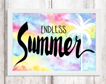 Endless summer art | Etsy