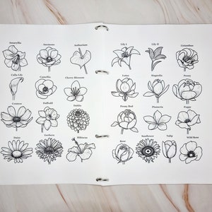 How to Draw Flowers From Side View Angles: A Printable Drawing Tutorial ...