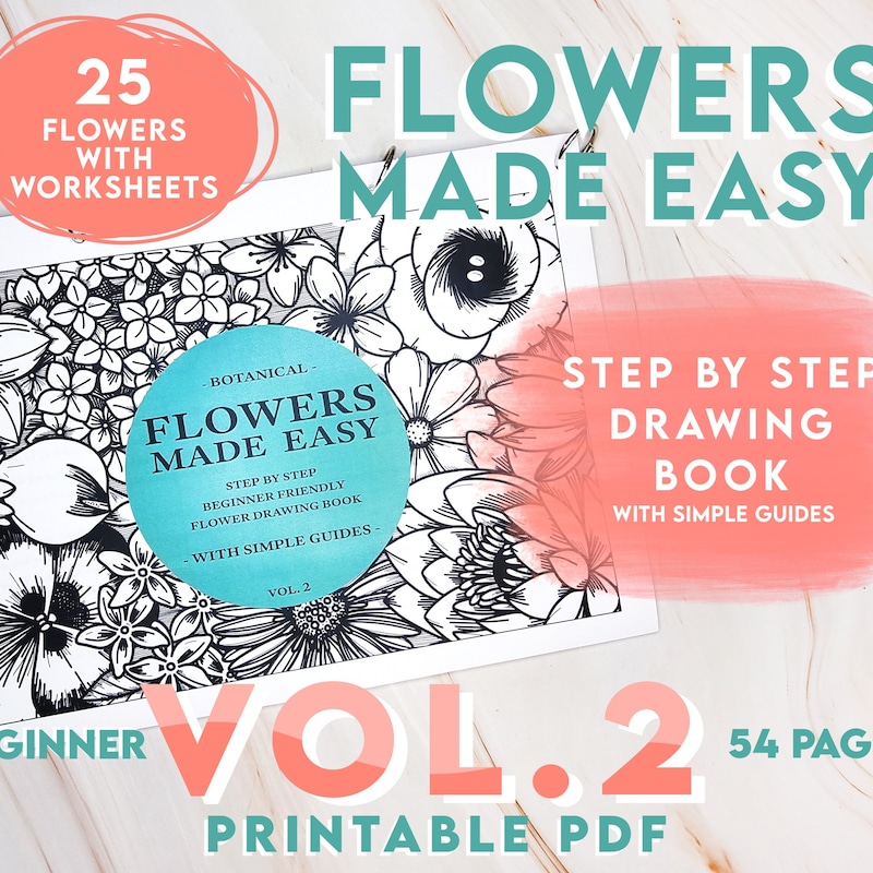 Simple Drawing Tutorials - Etsy