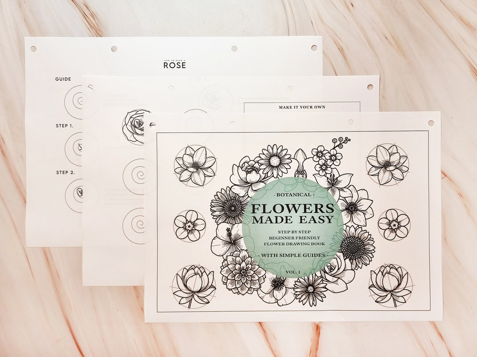 How to Draw Flowers, 25 Step-by-step Drawing Tutorials With Written ...