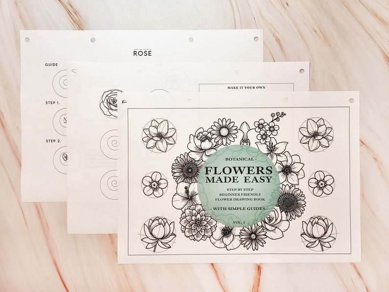 How to Draw Flowers, 25 Step-by-step Drawing Tutorials With Written ...