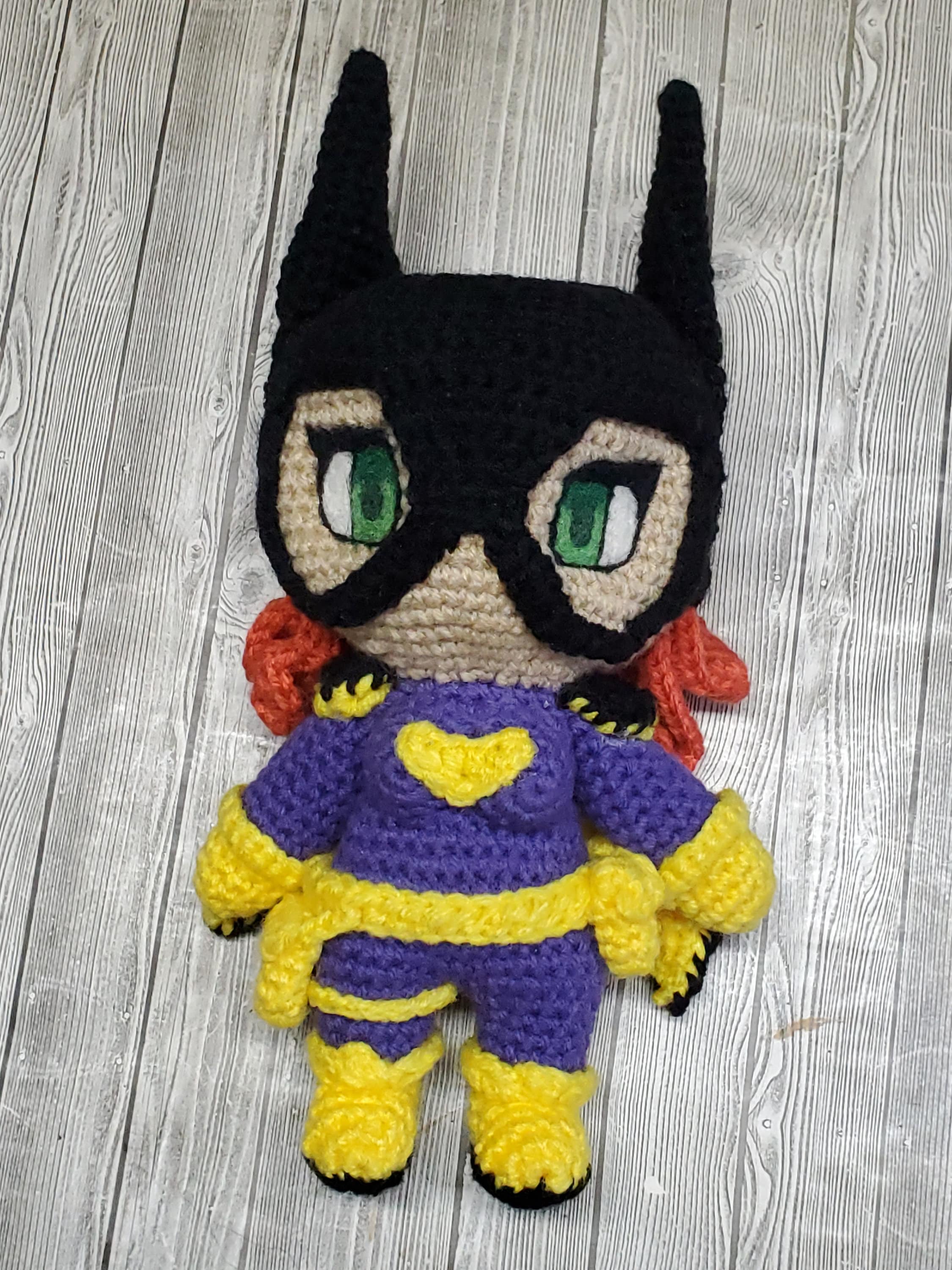 Batgirl Crochet Pattern Batgirl Amigurumi Batgirl Plushie - Etsy Sweden