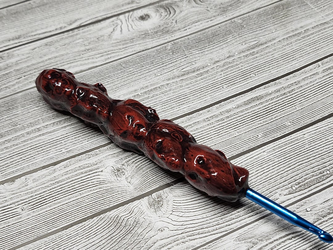 Ergonomic Crochet Hook, Slasher Crochet Hook, Horror Hook, Classic ...
