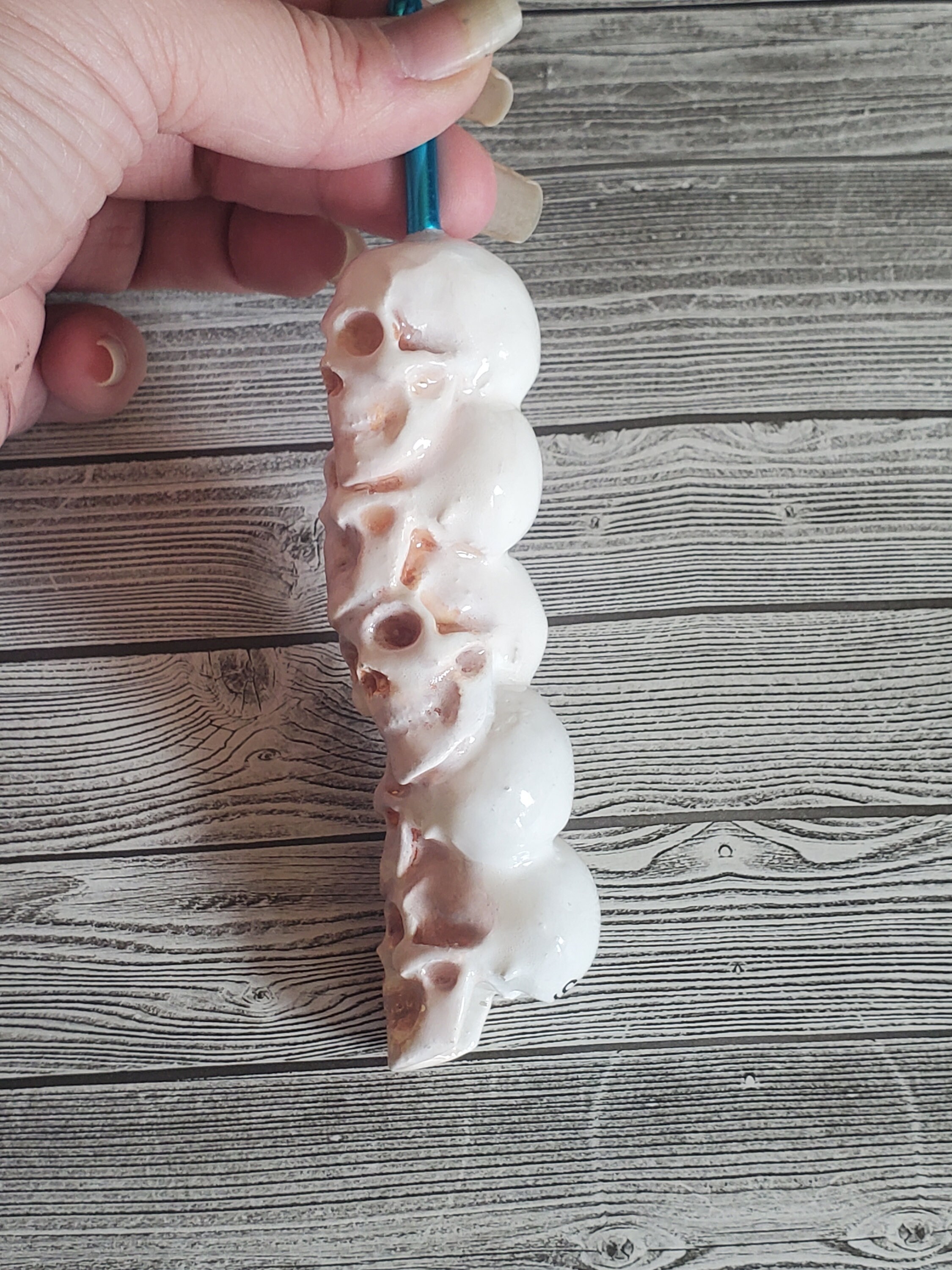 Ergonomic Crochet Hook Skull Crochet Hook Nerdy Crochet - Etsy