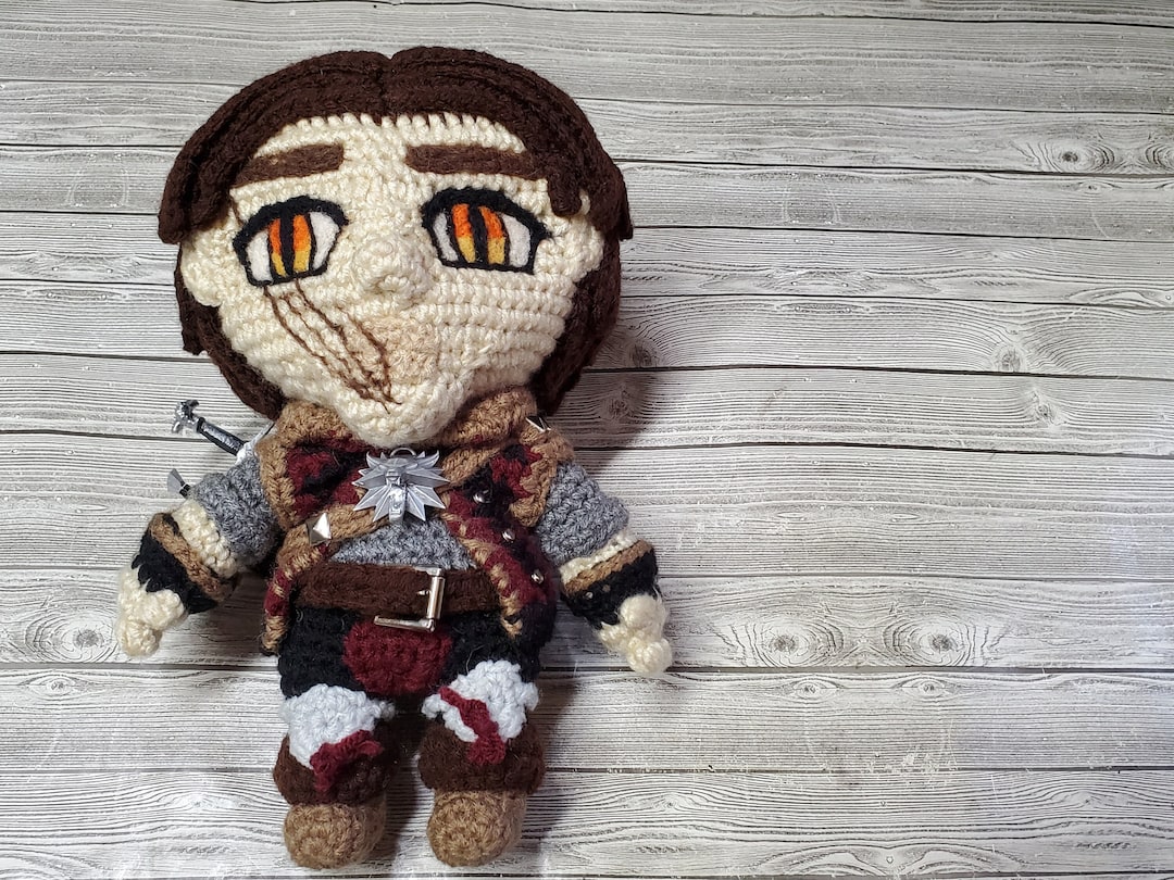 Eskal Plushie, Geralt of Rivia Crochet, the Witcher Crochet, Crochet ...
