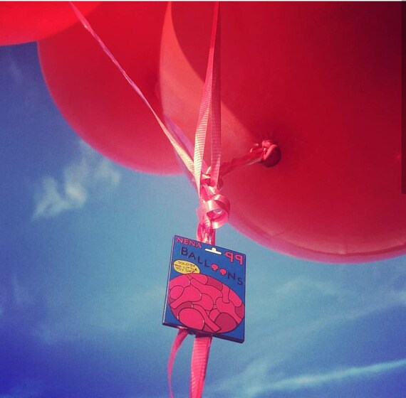 99 Red Balloons Luft Balloons Pin - Etsy