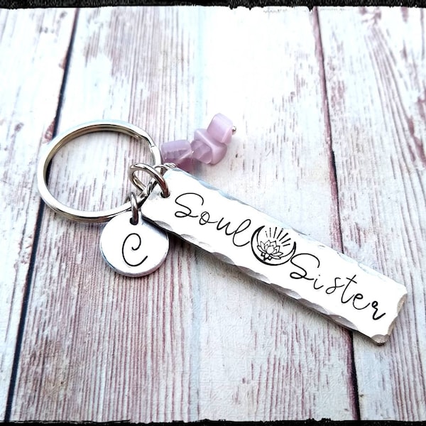 Sister Keychain - Etsy