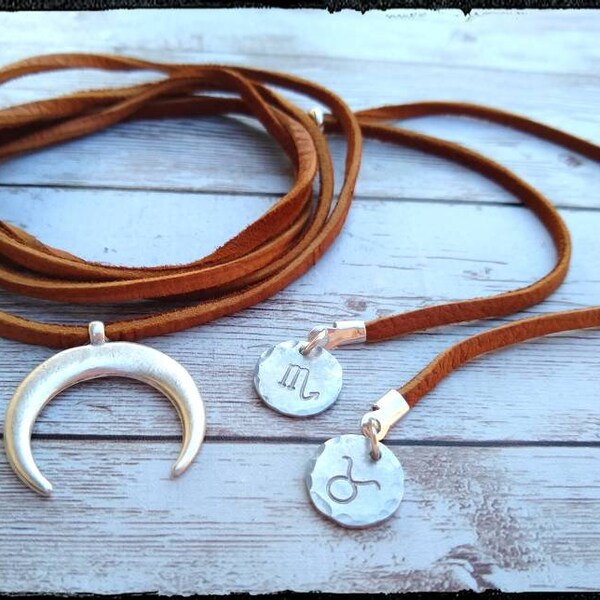 Leather Lariat - Etsy
