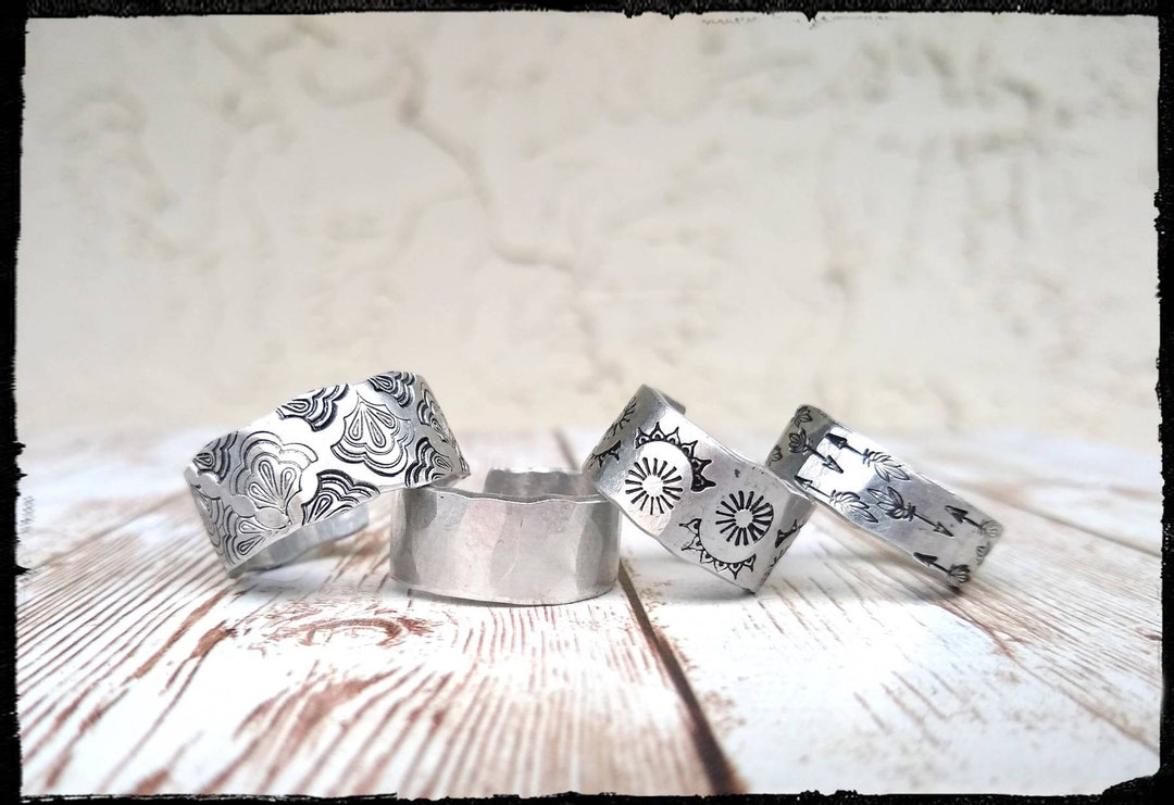 Patterned Cuff Rings • Quote Rings • Customize/personalize | Pattern ...
