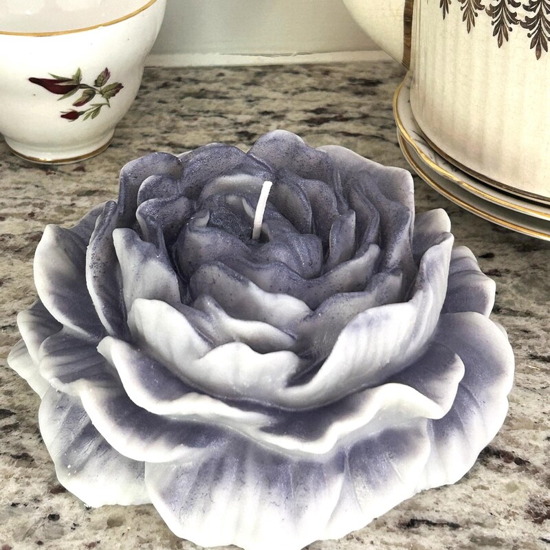 Peony Flower Candles - Etsy