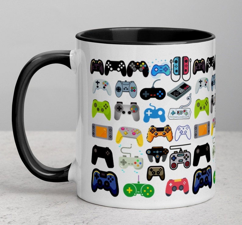 Game Controller Mug: Gamer Gift, Gaming Home Decor - Etsy