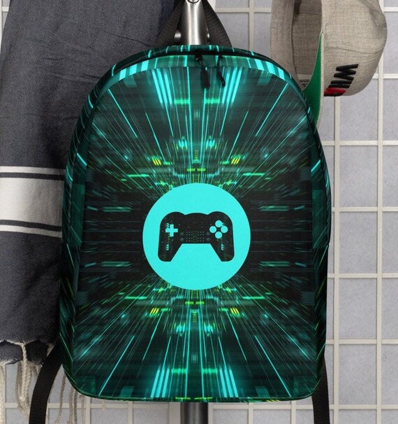 GAMING Minimalist Backpack Gamer Gift Video Game Birthday - Etsy