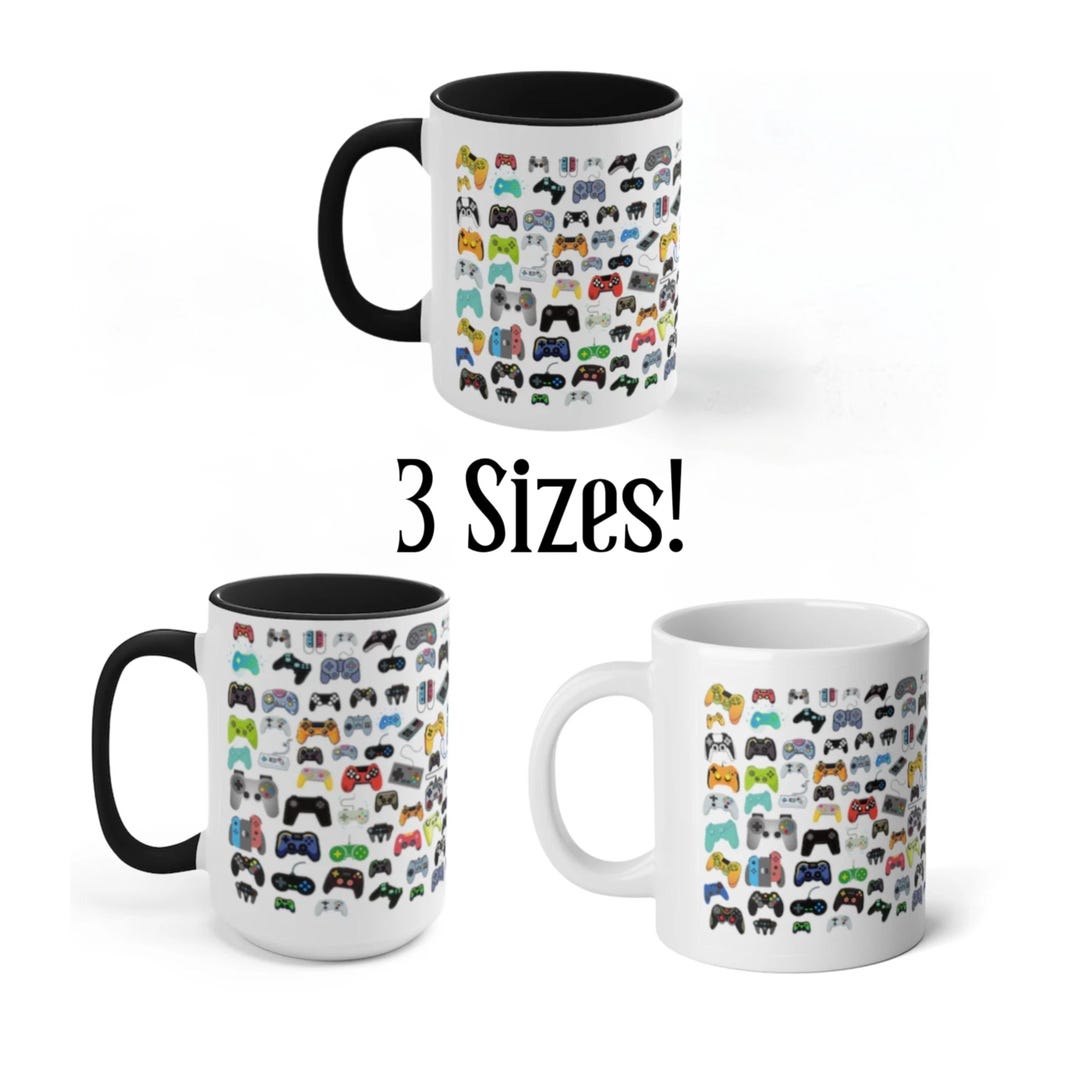 Game Controller Coffee Mug Video Game Mugs Gift for Him Gaming Gifts ...