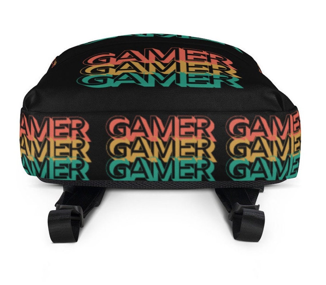 Retro Video Game Backpack Gamer Gift Gaming Rucksack School | Etsy