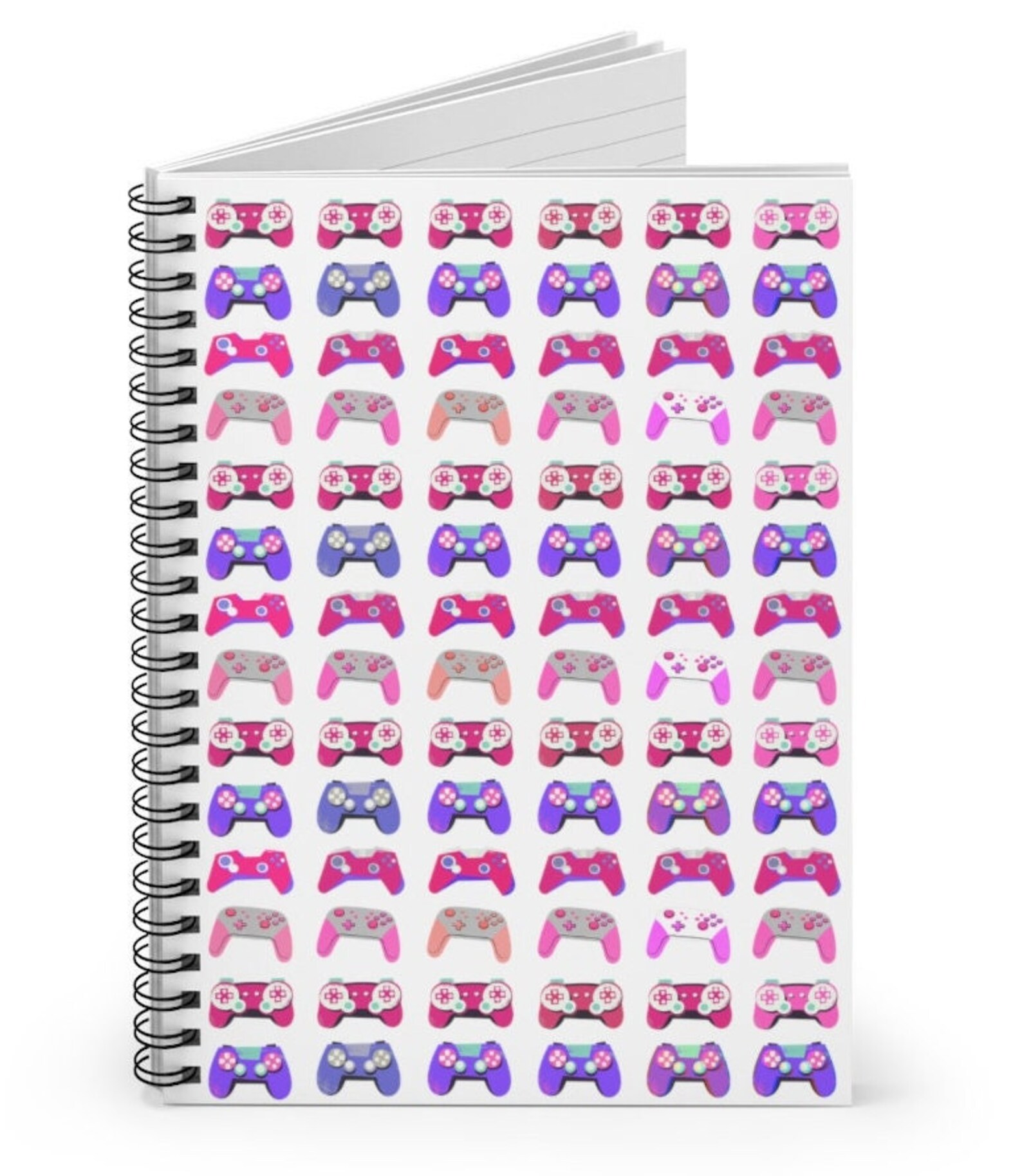 Gamer Girl Video Game Spiral Notebook Gift for Her Spiral - Etsy