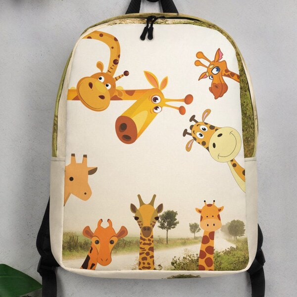 Giraffe Backpack - Etsy