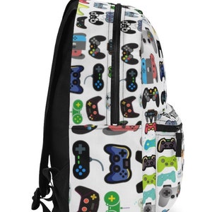 Custom Video Game Backpack Controller Personalized Backpacks Gamer Gift ...