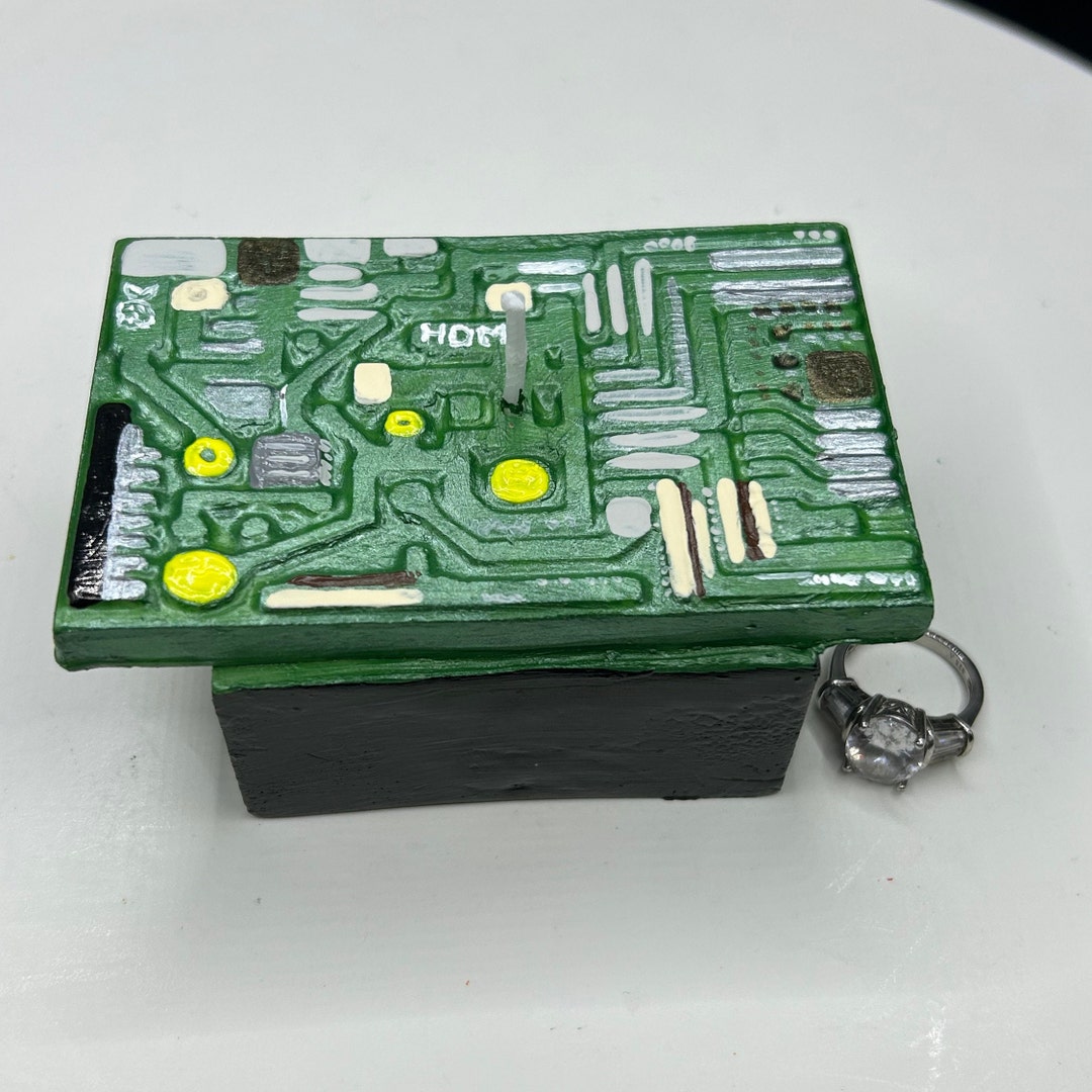 Circuit Board Candle Tech Enthusiast Cicuitry Computer Genius Computer ...