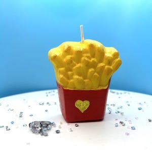 Handmade Fast Food Candles: Chicken Nugget, Fries, Burger - Foodie Gift ...