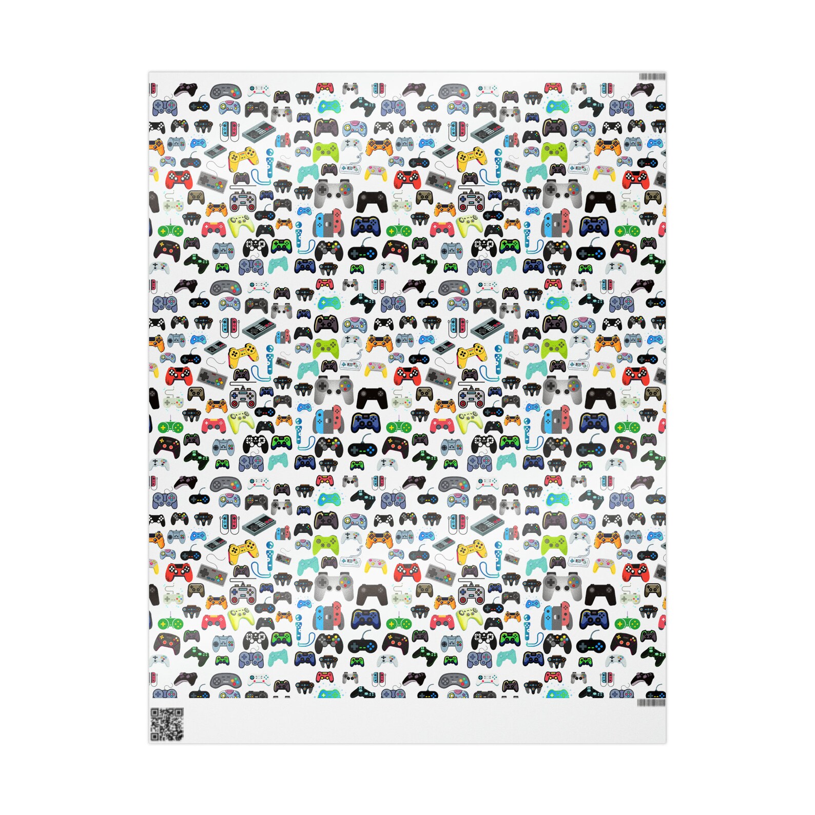 Video Game Wrapping Paper | Gamer Gift Wrap, Controller Print - Etsy