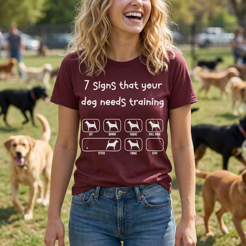 Funny Dog Training T-shirt: Animal Lover Gift - Etsy