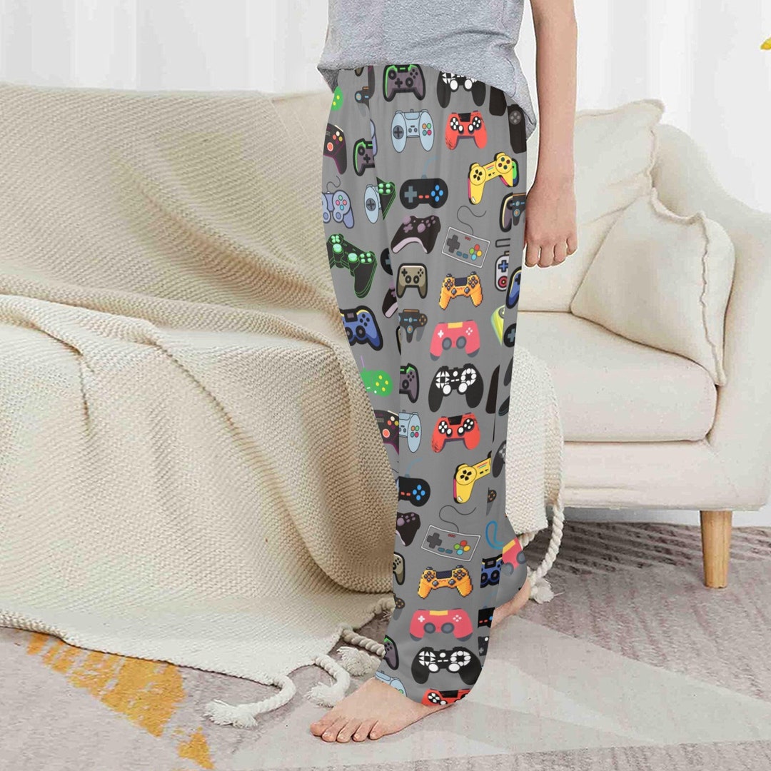 Video Game Bottoms Game Controller Pants Youth or Adult Boys Gift for ...