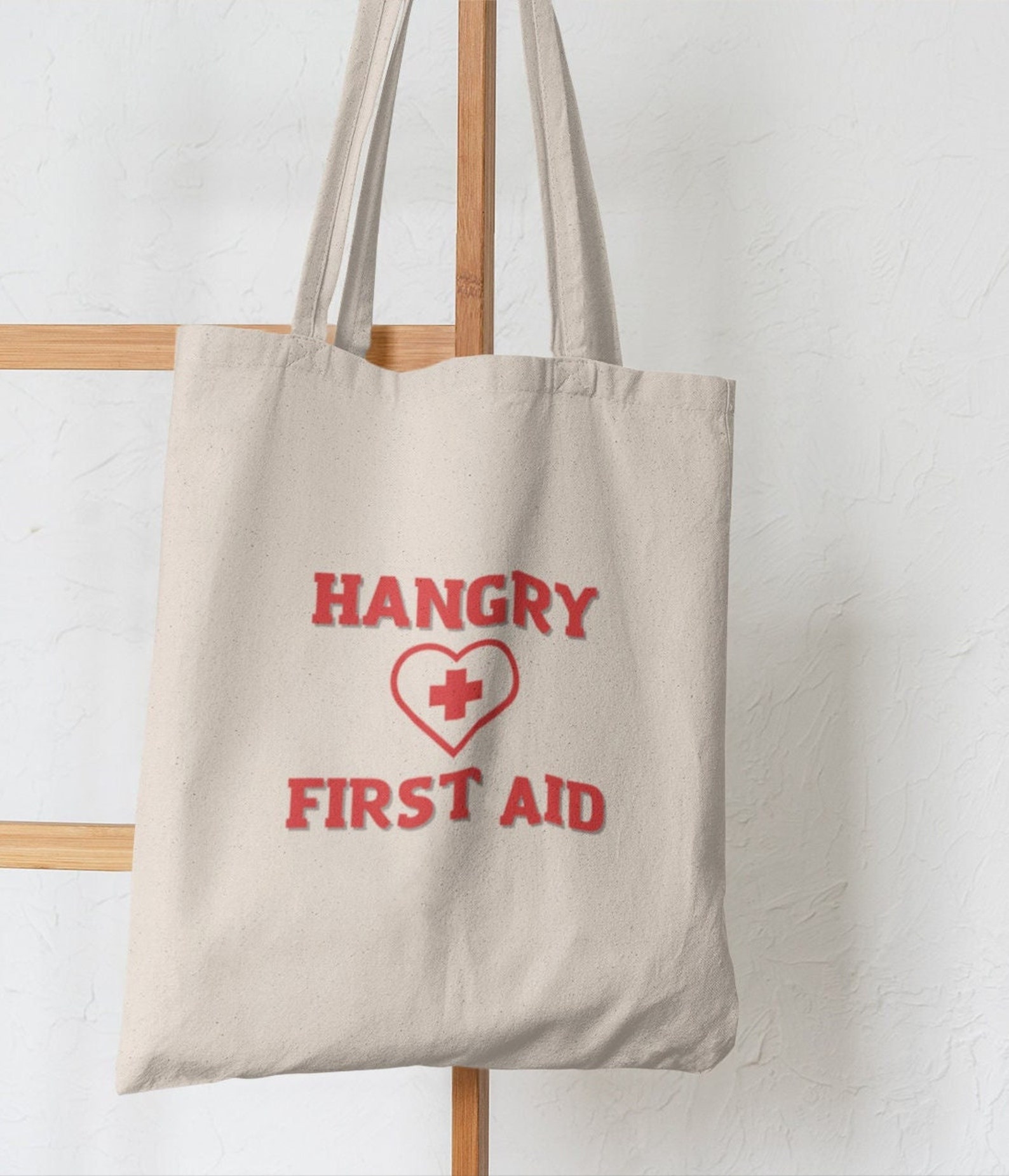 Hangry First Aid Canvas Tote Bag - Funny Snack Bag, Mom/teacher Gift - Etsy