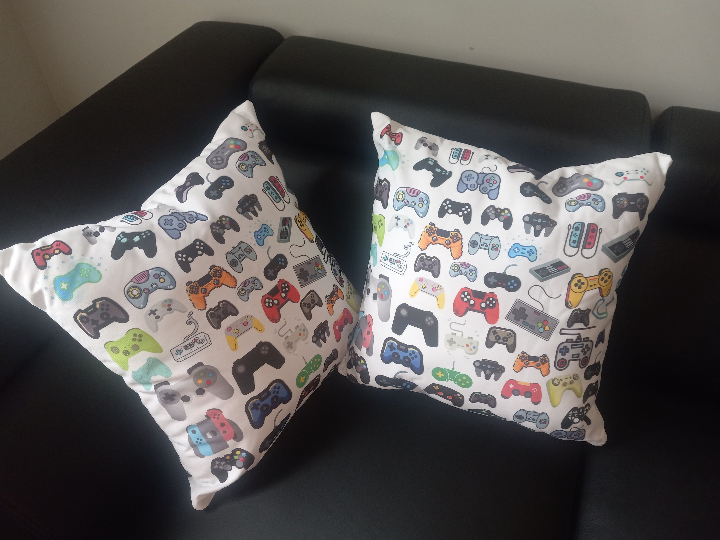 Video Game Controller Pillow: Gamer Room Decor, Gift for Him - Etsy
