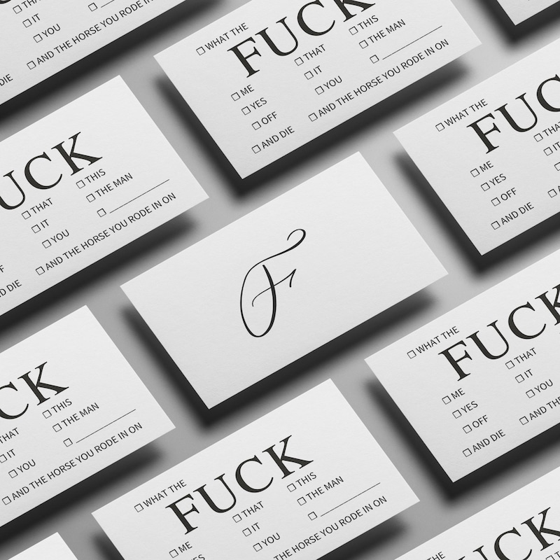 Funny Business Card - Etsy